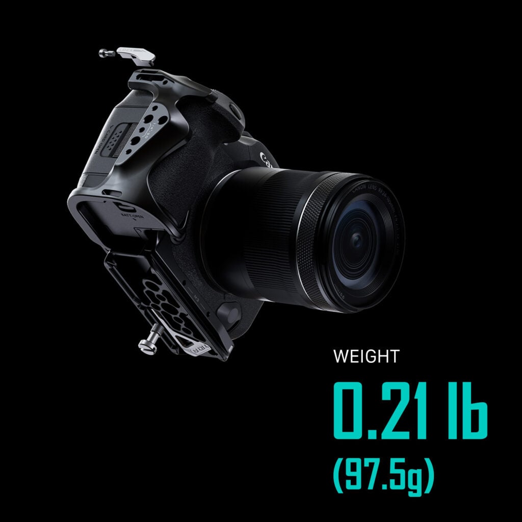 Half Camera Cage for Canon R5 Mark II - Black | Tilta