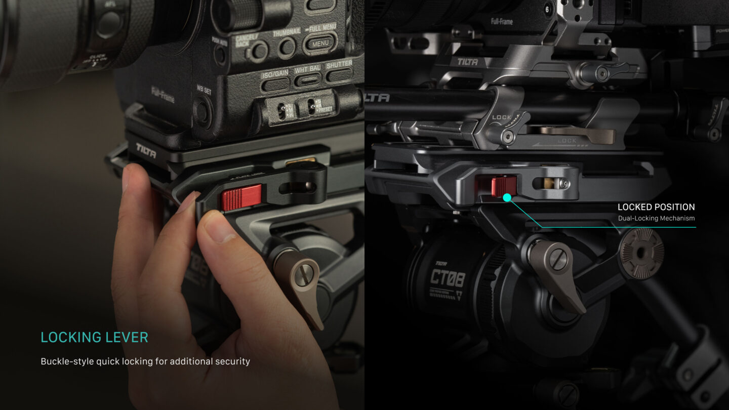 Tilta ARCA Manfrotto Dual Quick Release Receiver Kit for CT08 | Tilta