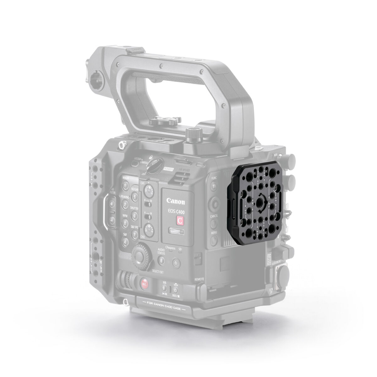 Rear Accessory Mounting Plate for Canon C400 | Tilta