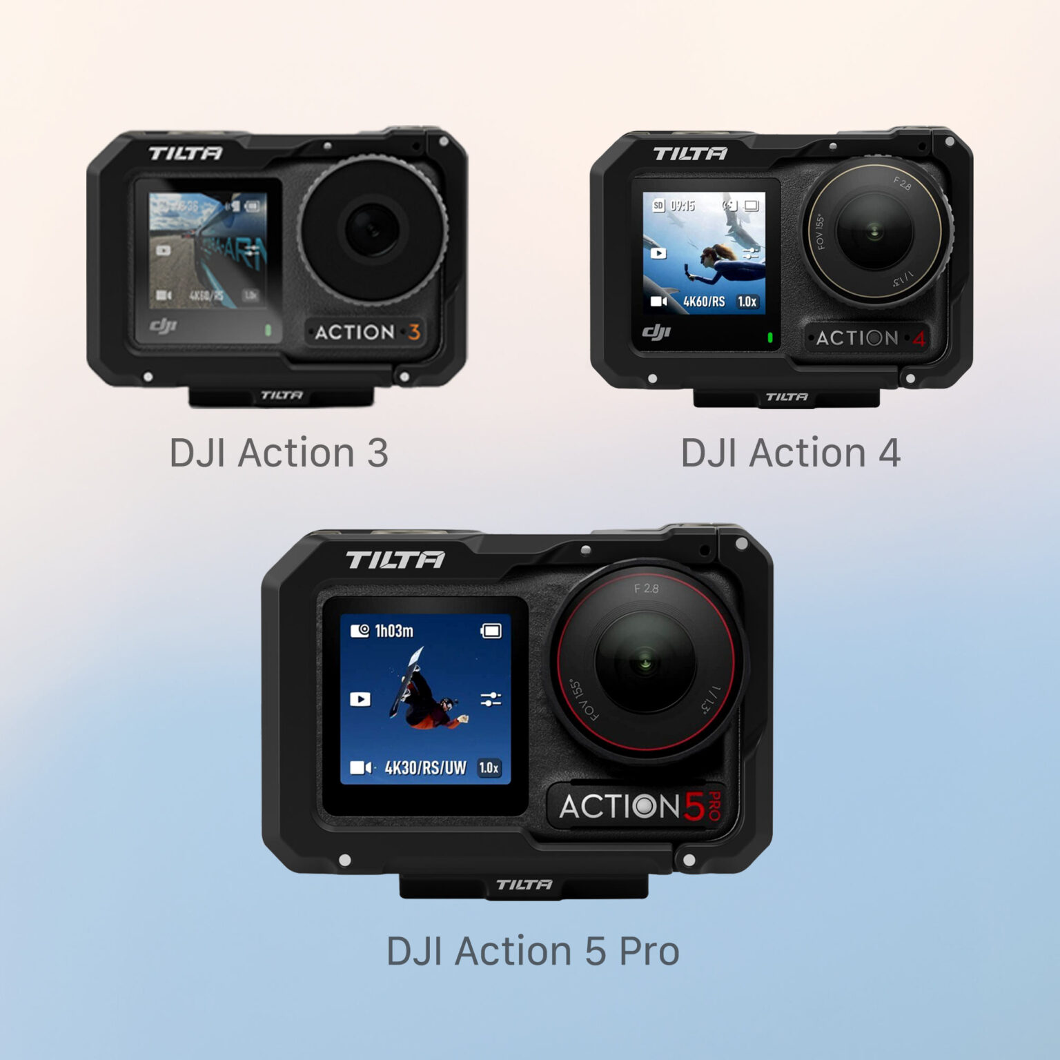 Full Camera Cage for DJI Osmo Action 5 Pro | Tilta