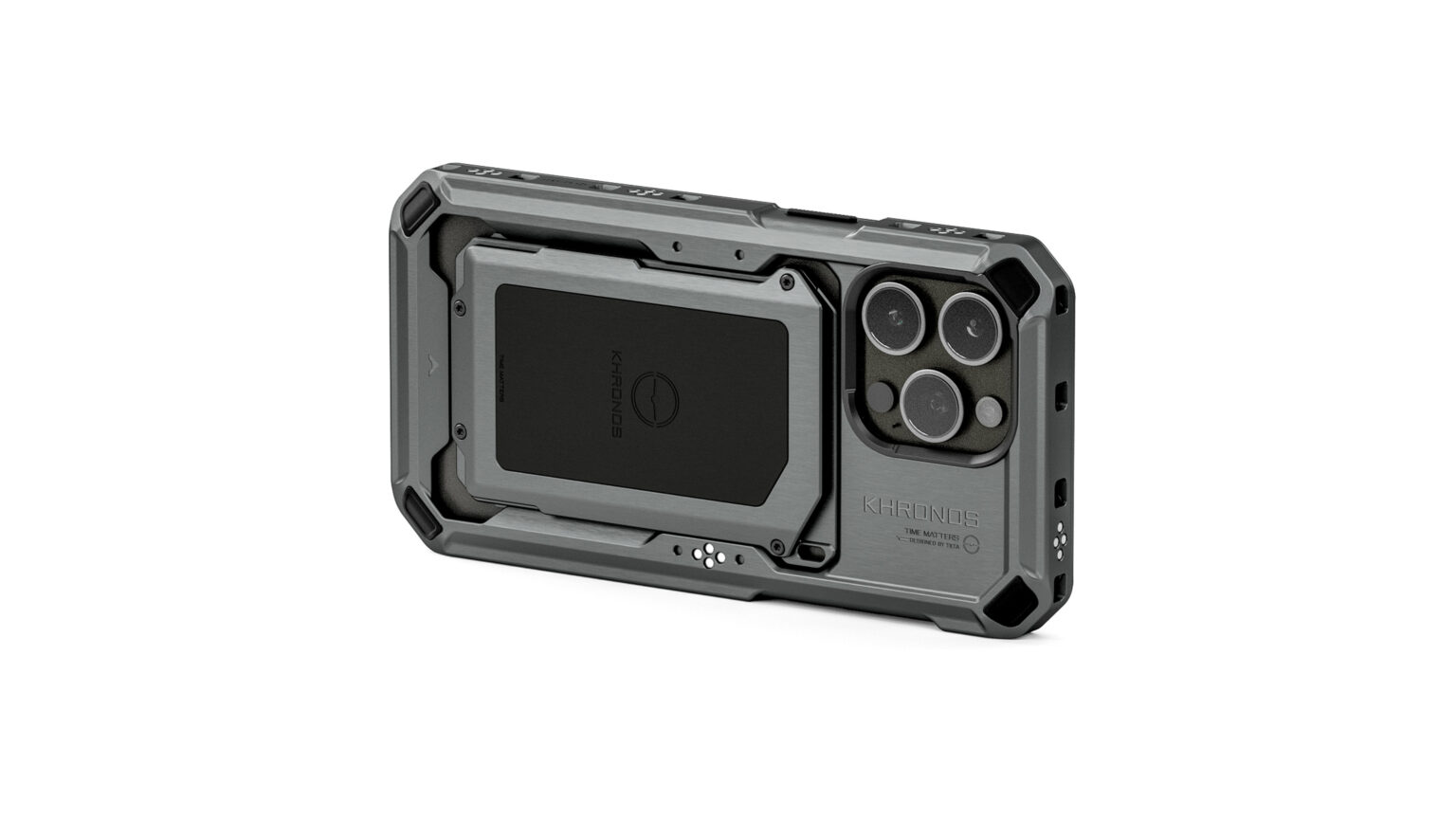 Khronos iPhone 15 Pro Case - Space Gray (Open Box) | Tilta