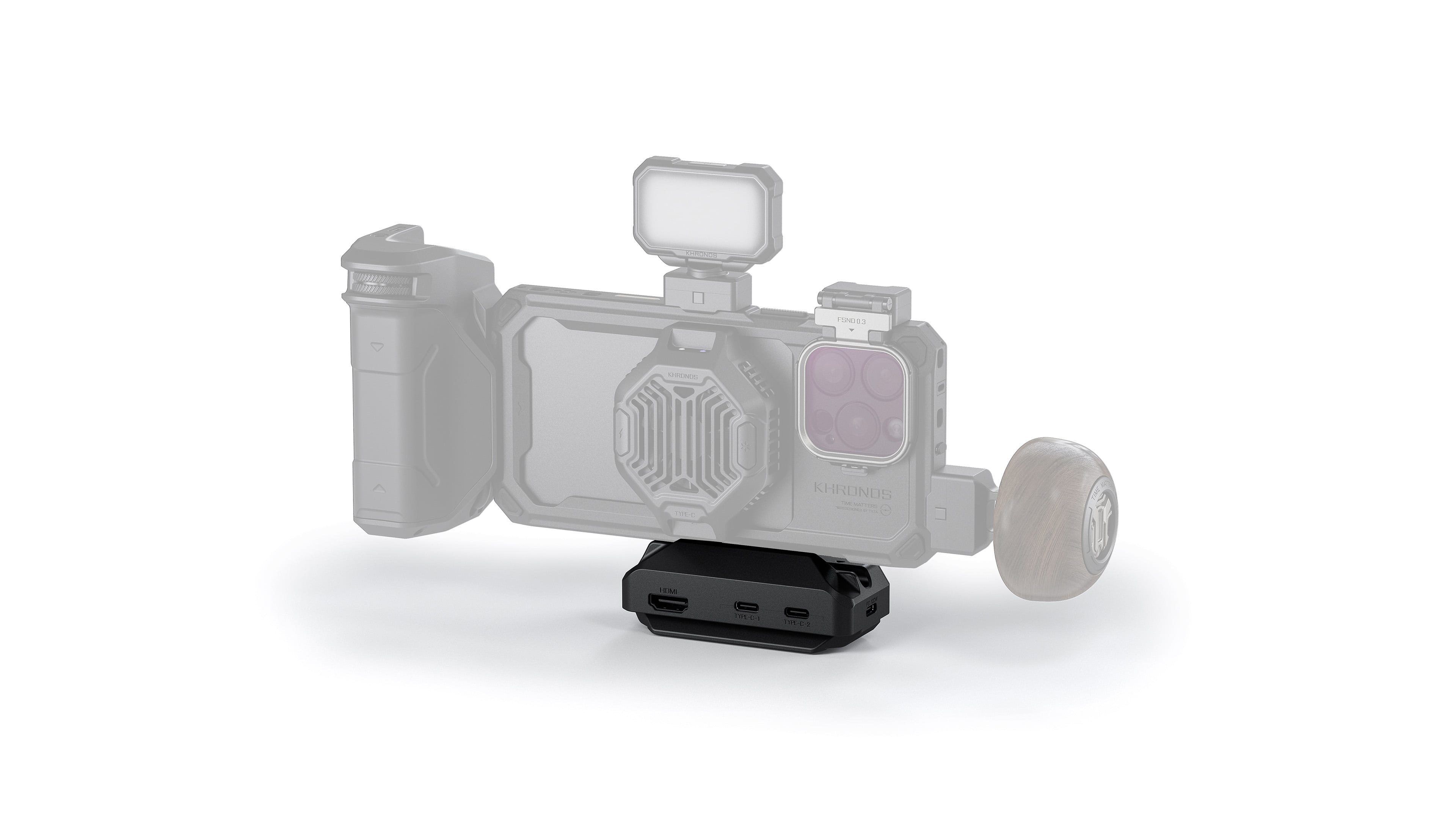 Khronos Quick Release USB-C Hub - Black (Open Box) | Tilta