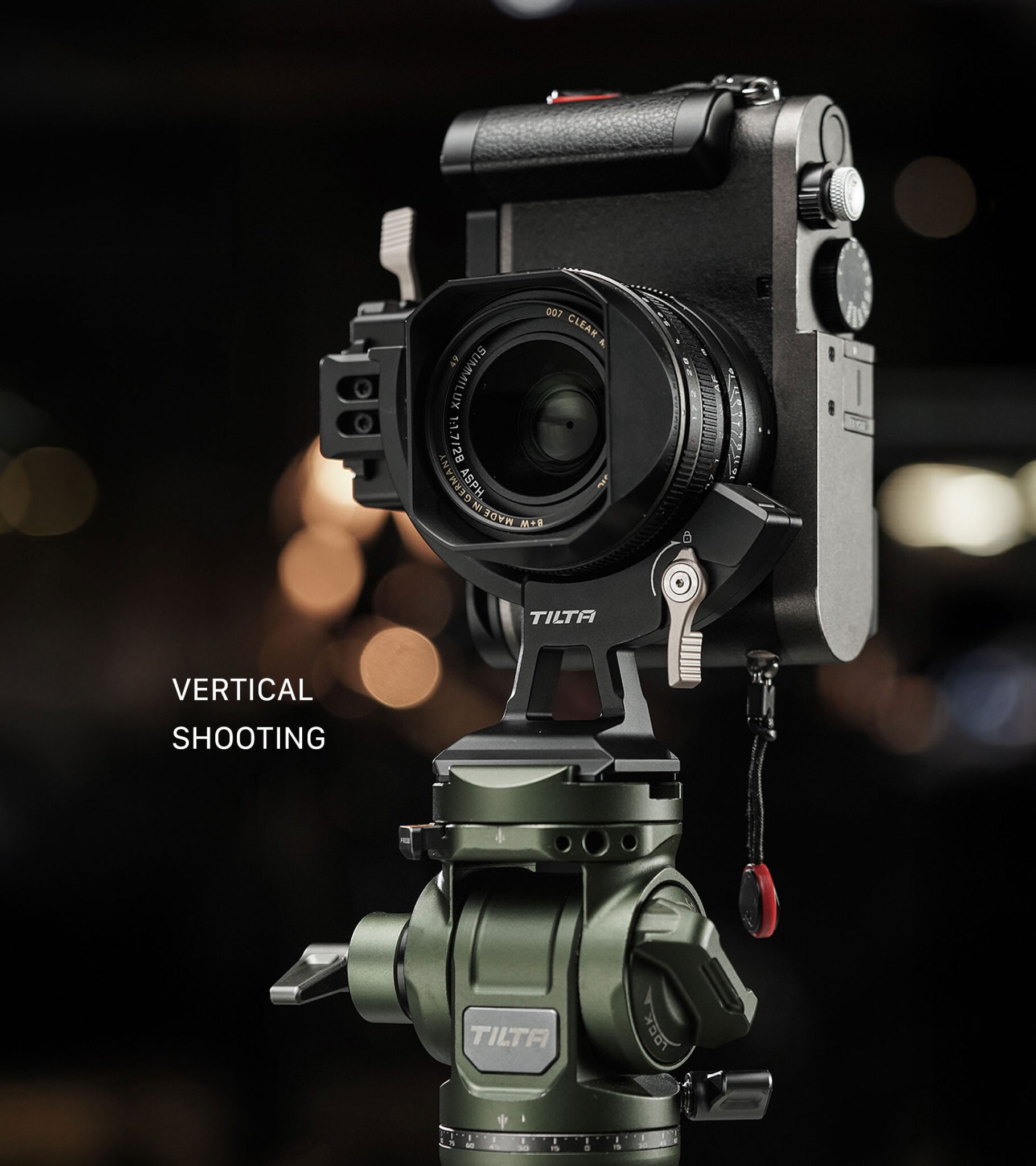 Tilta Adjustable Vertical Camera Support Bracket – Black | Tilta