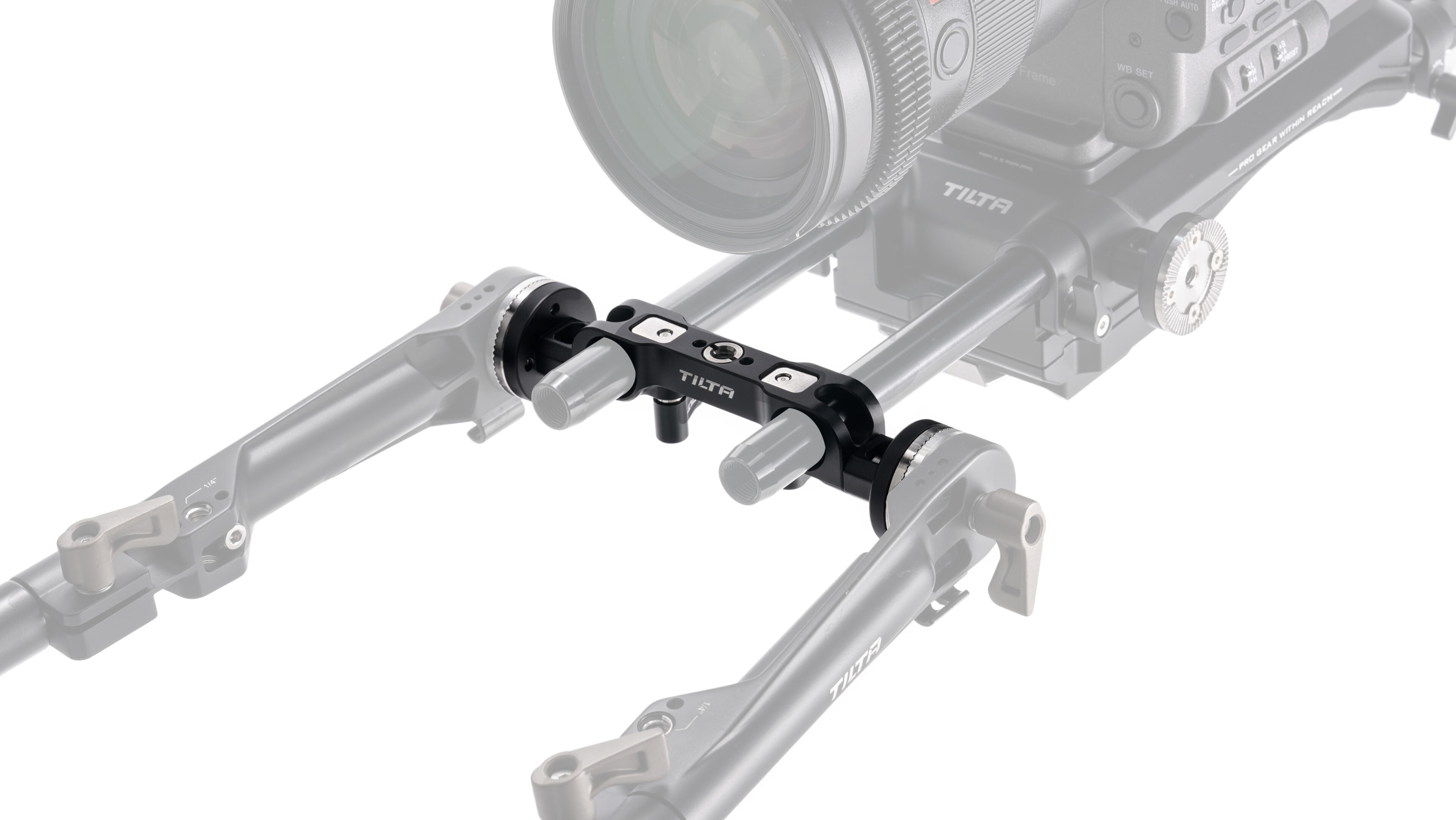 15mm LWS Dual Rosette Adapter - Black | Tilta