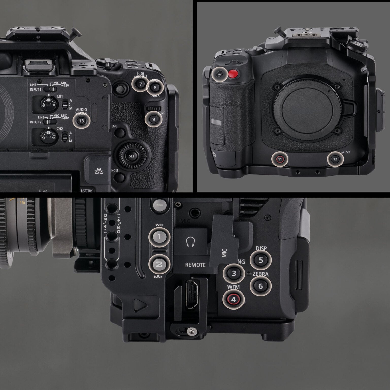 Camera Cage for Canon C80 Pro Kit - V Mount | Tilta