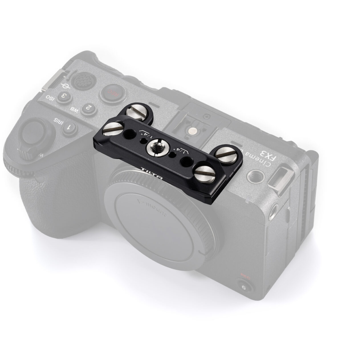 Hot Shoe Top Plate for Sony FX3/FX30 V2 - Black | Tilta