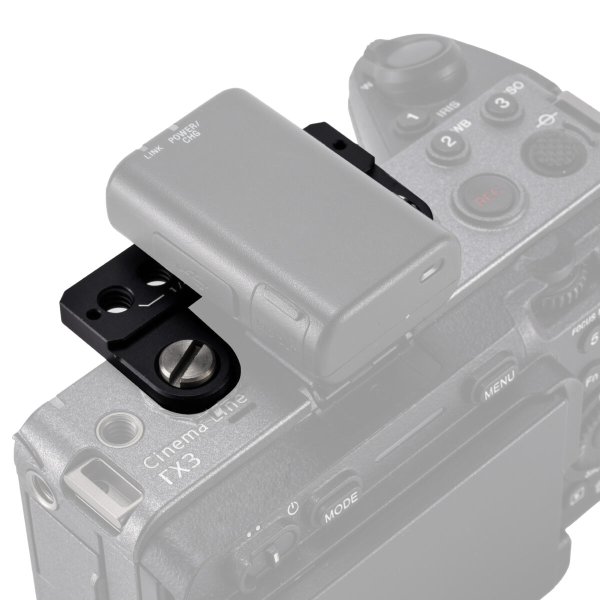 Hot Shoe Top Plate for Sony FX3/FX30 V2 - Black | Tilta
