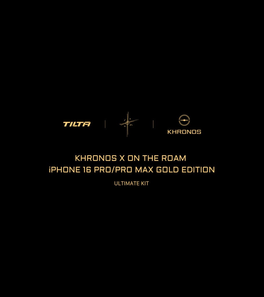Khronos x On the Roam iPhone 16 Pro/Pro Max Ultimate Kit - Gold | Tilta