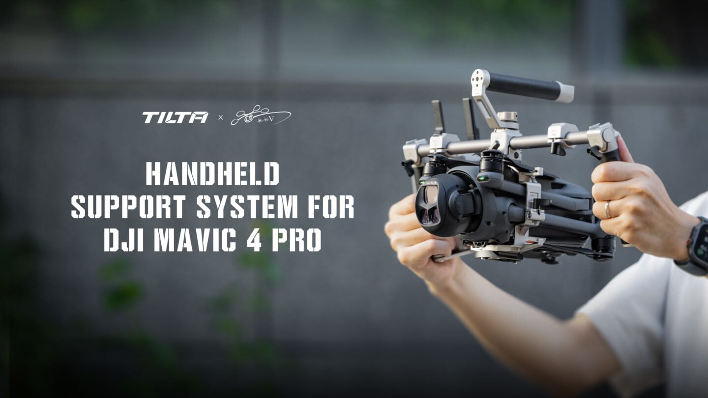 Handheld Support System for DJI Mavic 4 Pro - Titanium White | Tilta