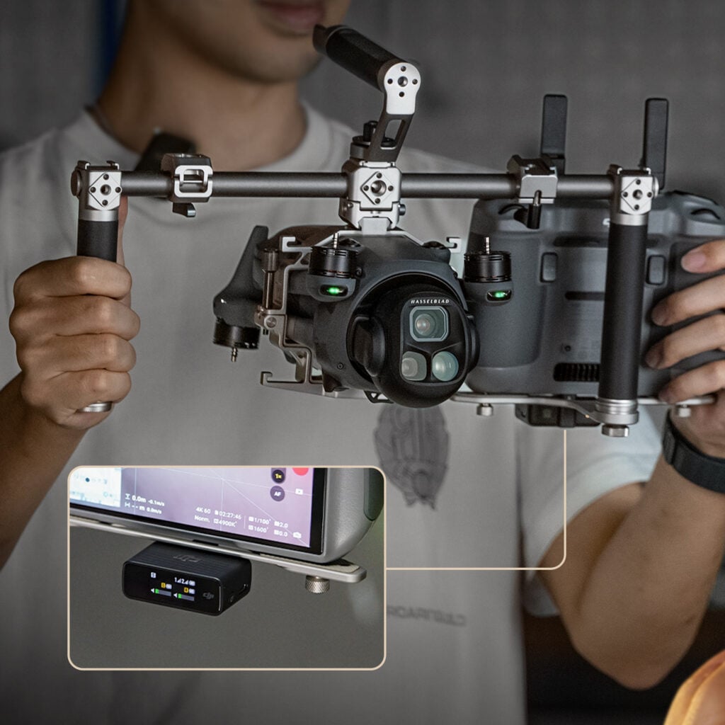 Handheld Support System for DJI Mavic 4 Pro - Titanium White | Tilta