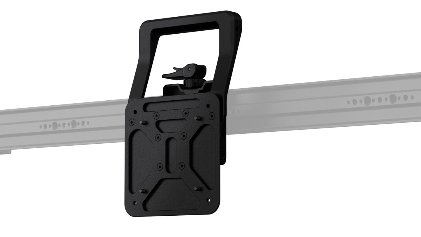 Monitor Mount for Boulder Camera Cart Mounting Bar - Black | Tilta