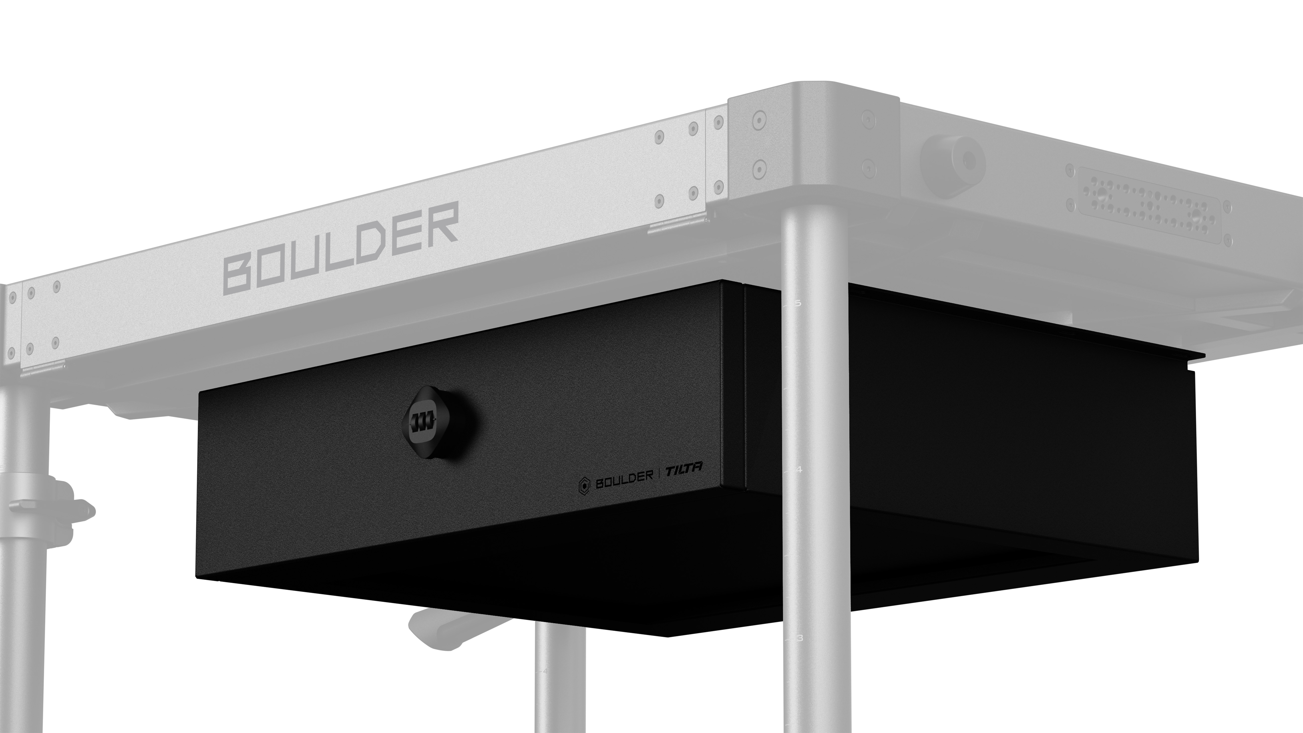 Top Drawer with Lock for Boulder Camera Cart - Black | Tilta