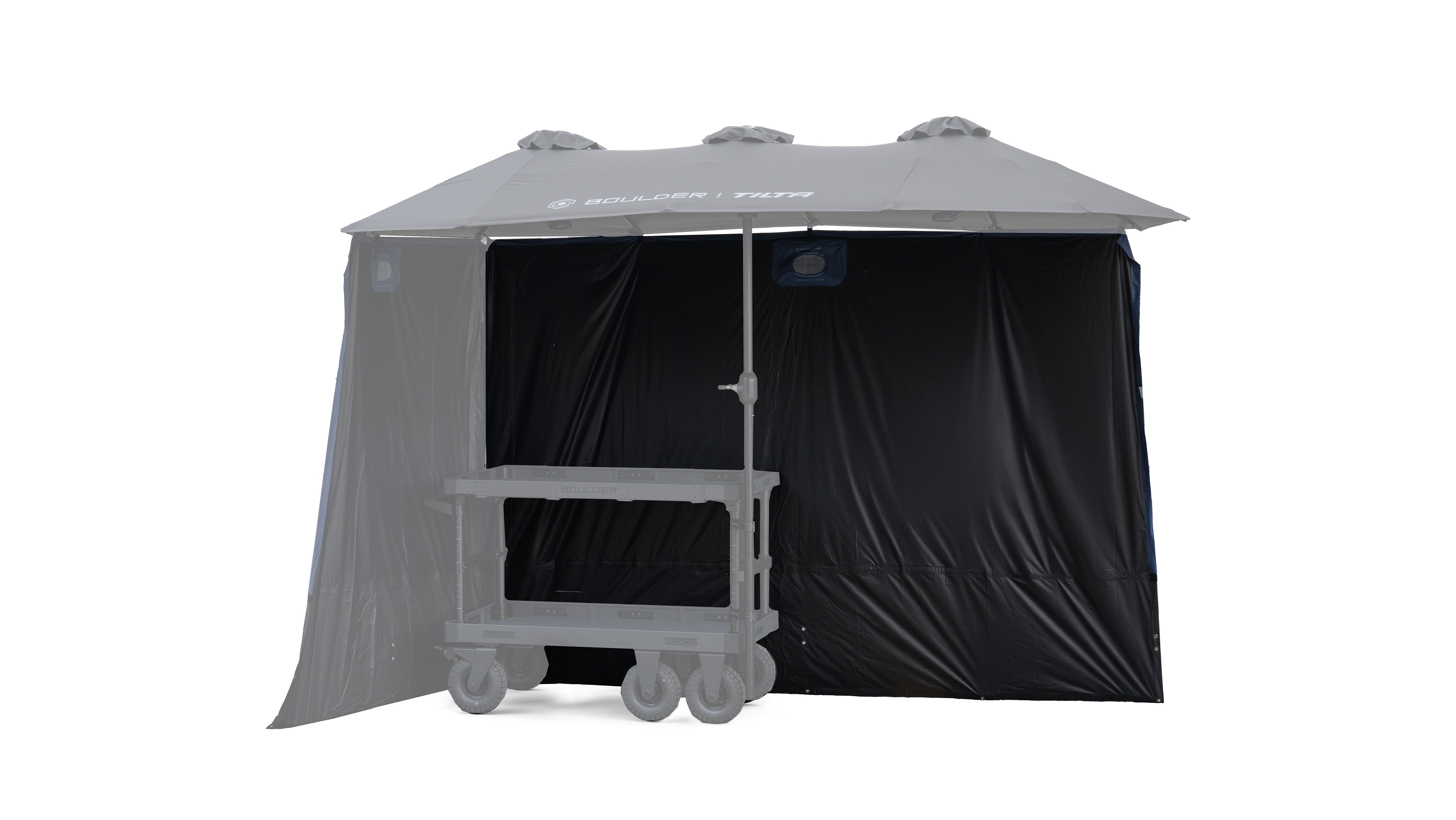 Sunshade for Boulder Camera Cart Extended Umbrella - Black | Tilta