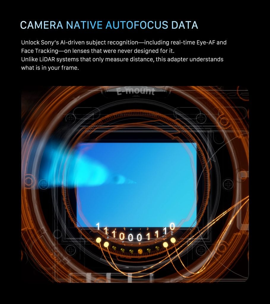 Nucleus Auto Focus Adapter (E to PL) | Tilta